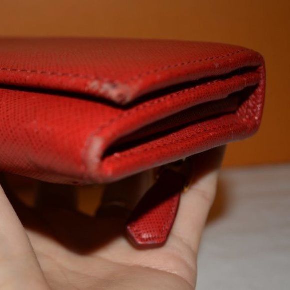 Prada | Bags | Prada Silver Logo Plaque Fold | Poshmark